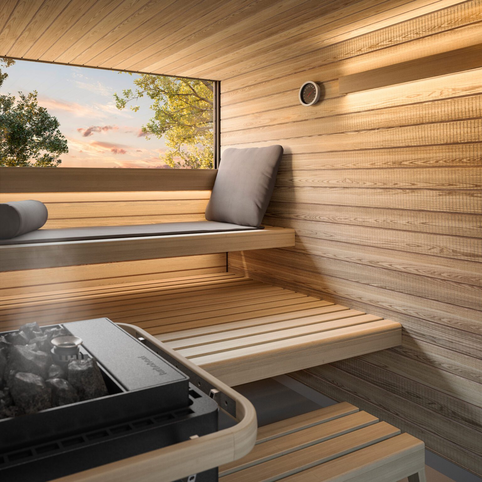 Außensauna TARAS von KLAFS: Wellnessoase im Garten